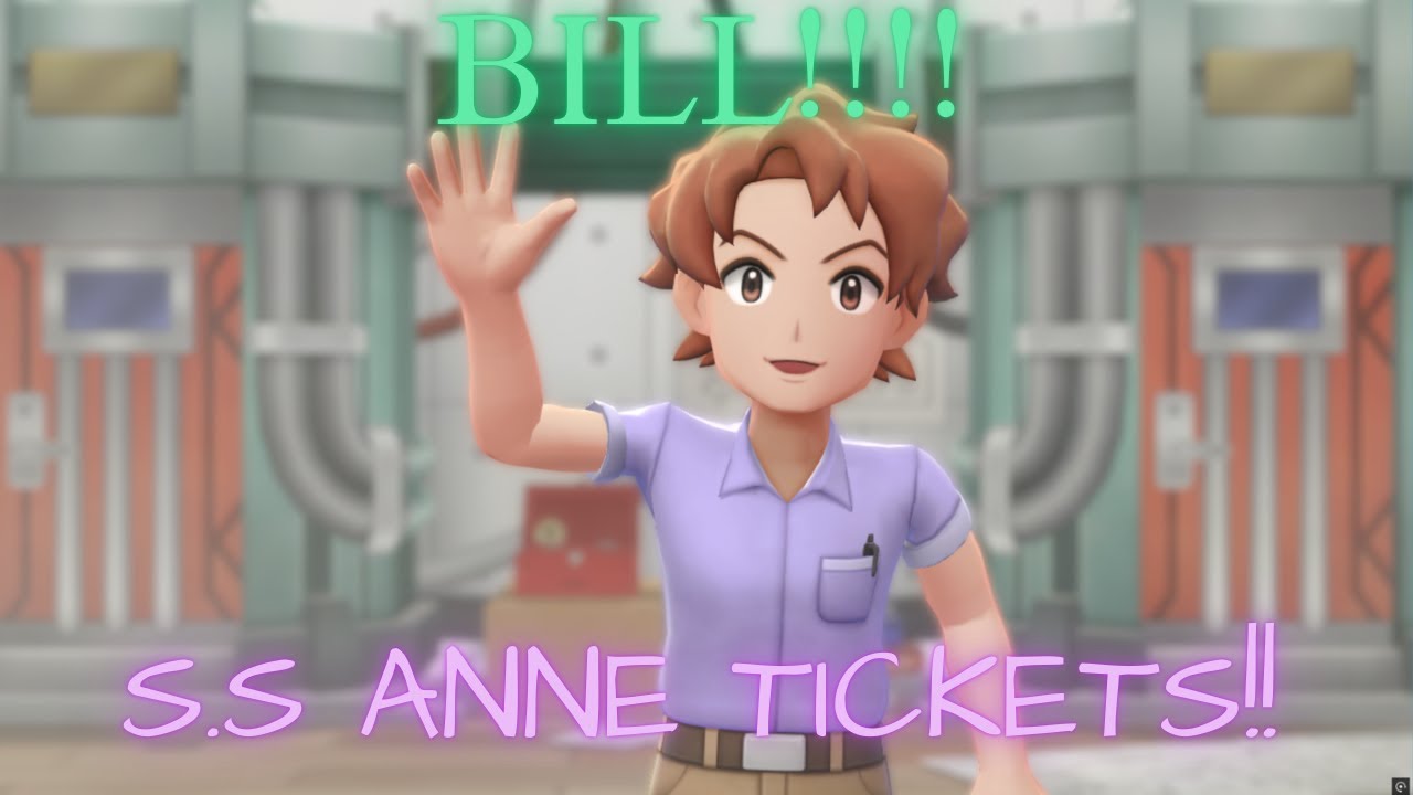 ENCOUNTER WITH BILL!!!!!!!!!. SS ANNE TICKETS🎊. POKEMON LETS GO EVEEE ...