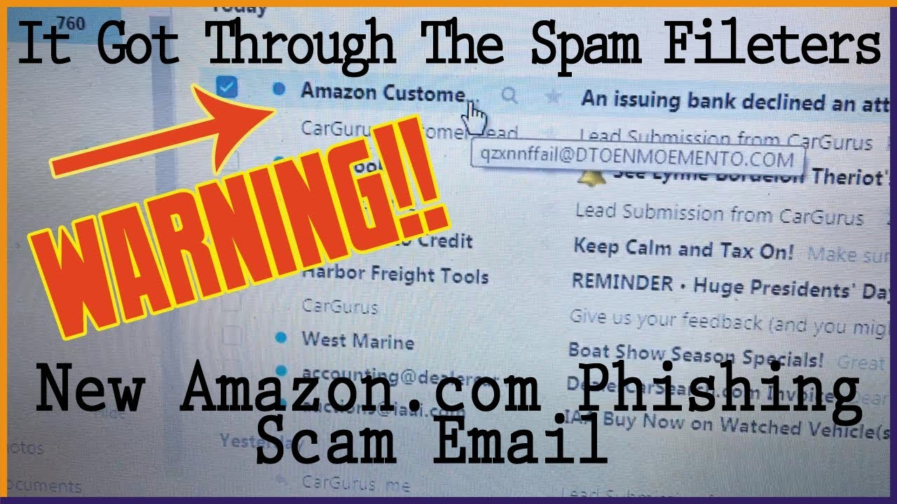 New Amazon Phishing Scam 2019 - This is Dangerous! - YouTube