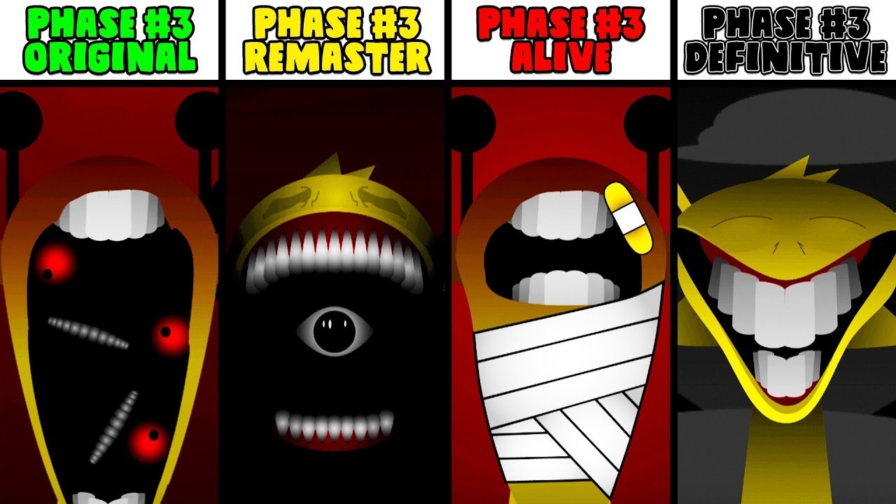 Incredibox Sprunki Phase 3 - Remastered VS Definitive VS But Alive VS ...