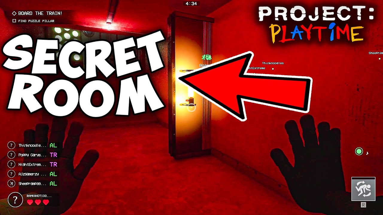 I Found Secret Room In Project Playtime Multiplayer - YouTube