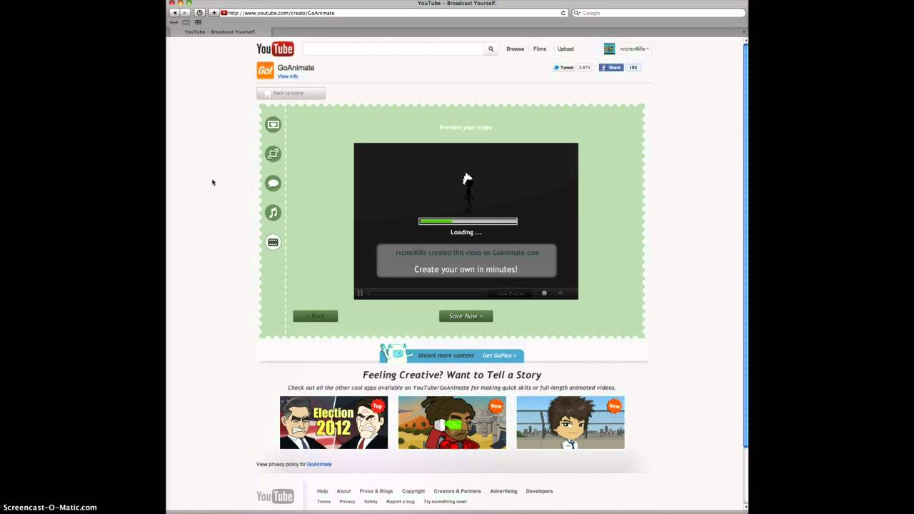 how to put faces on object's (using GOanimate) - YouTube