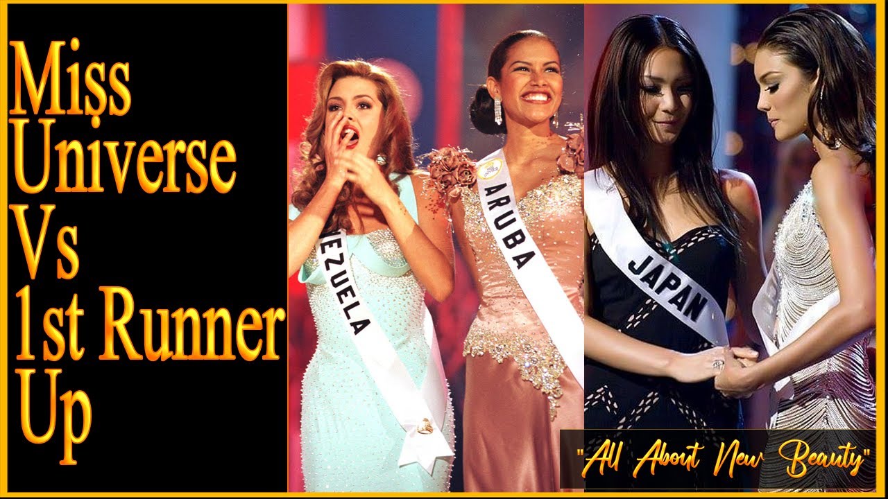 Miss Universe Winners vs First Runner Up - From 1996 to 2006 - YouTube