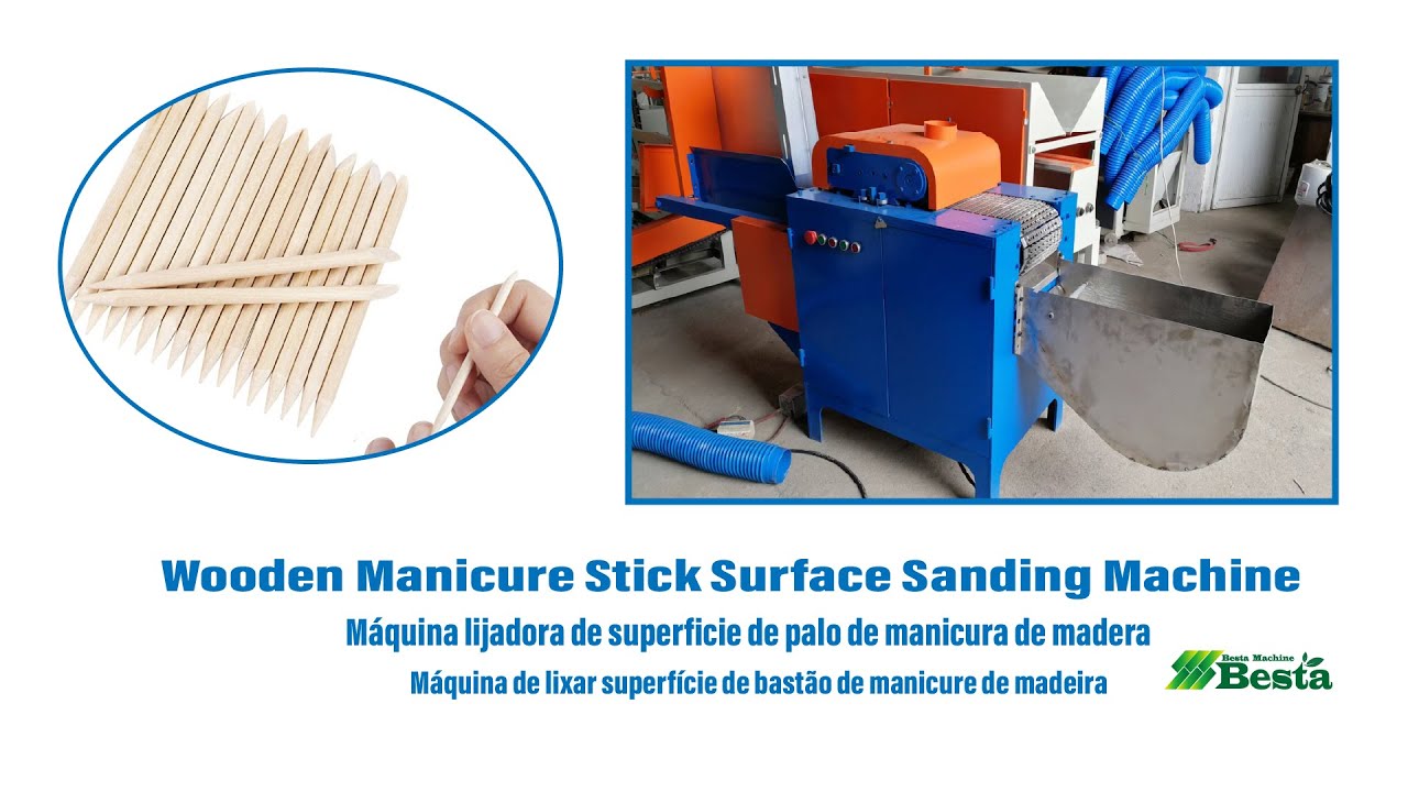 Manicure Stick Sanding Machine, Wooden Manicure Stick Making Machine ...