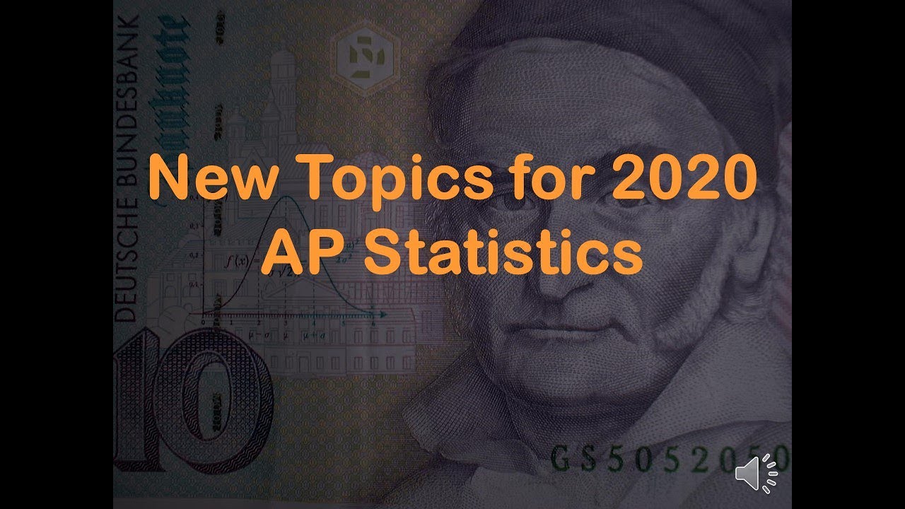 2020 AP Stats New Topics: Mosaic Plots, Sampling Distributions of the ...