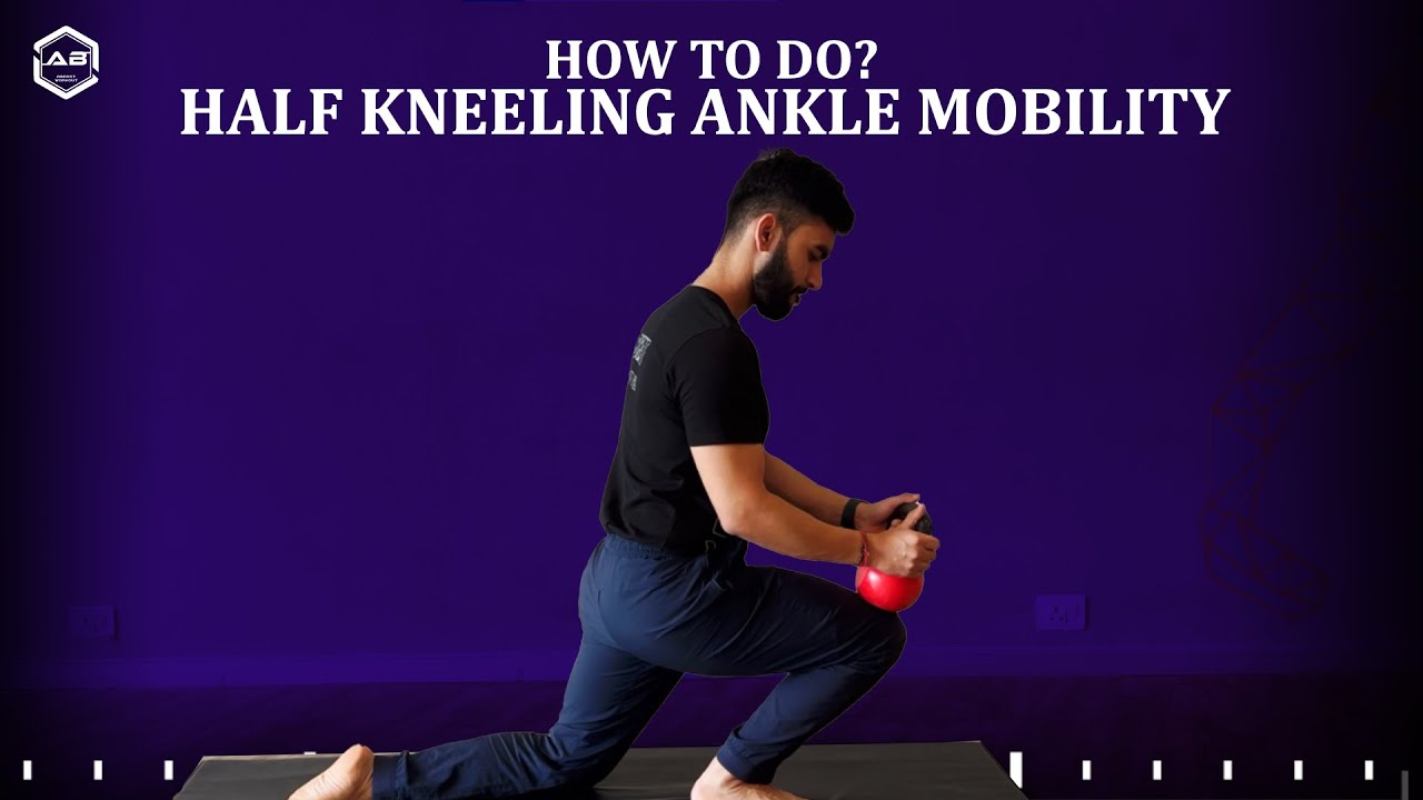 Half Kneeling Ankle Mobility - Abeast Workout - YouTube