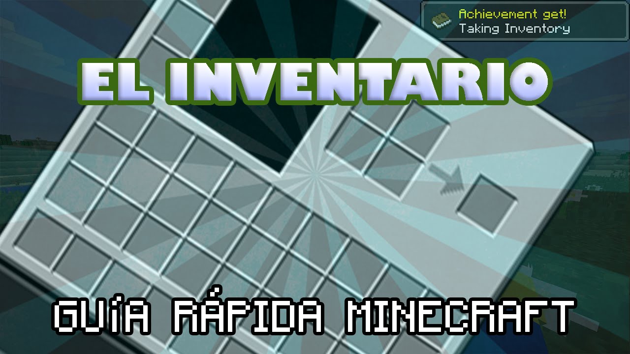 Guía Rápida Minecraft - EL INVENTARIO (v 1.8.9) - YouTube