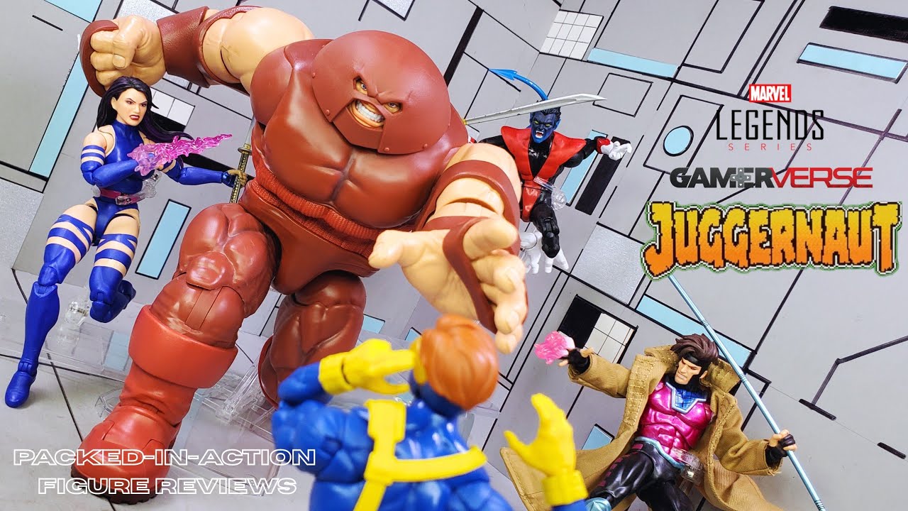 Marvel Legends GamerVerse Juggernaut Marvel vs Capcom 2 Figure Review ...