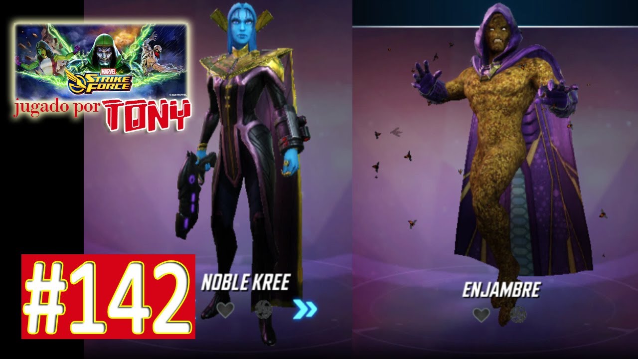 Marvel Strike Force "Cap. 142.- Noble Kree y Enjambre" por Tony - YouTube