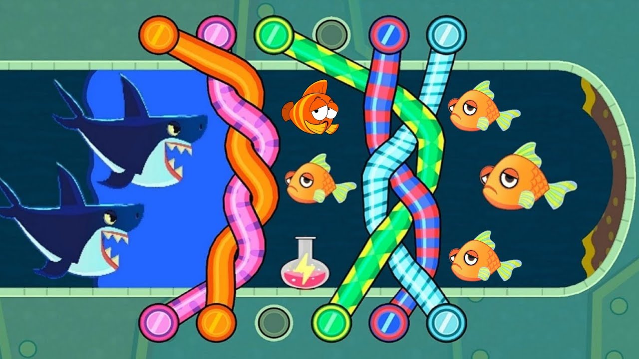 Save the fish Fishdom /Pull the pin game /ios android gameplay ...