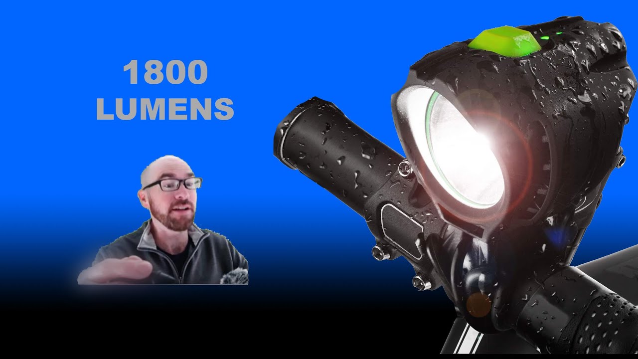 Bright Eyes 1800 Lumen Bike Light | The Stamina - YouTube