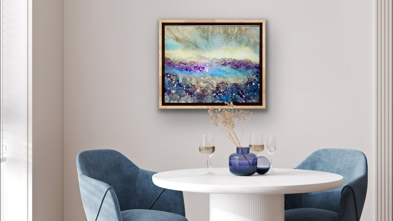 LAVENDER MEADOW / NEW TLP COLORS #tlp #pearlpour #fluidart - YouTube