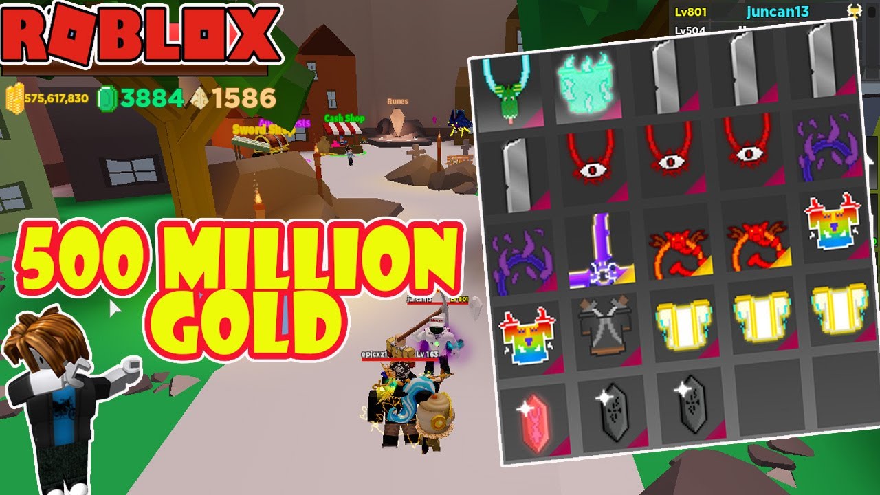 Spent 500m for giveaways! | Roblox RPG Simulator - YouTube