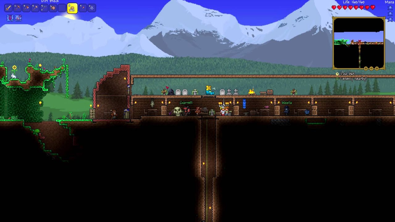 Terraria 1.3 Expert Multiplayer Part 10 – Home Improvement! - YouTube