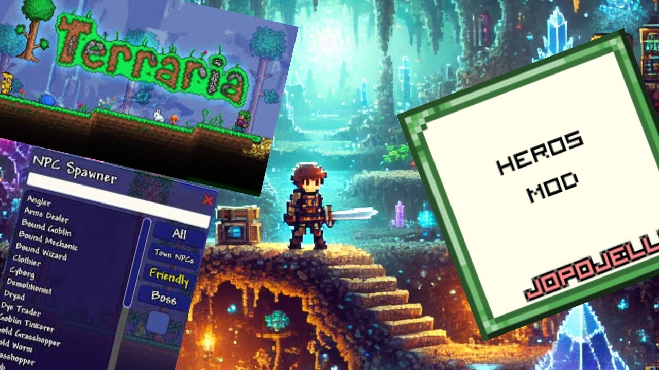 I review Hero's Mod in tmodloader (Terraria) - YouTube