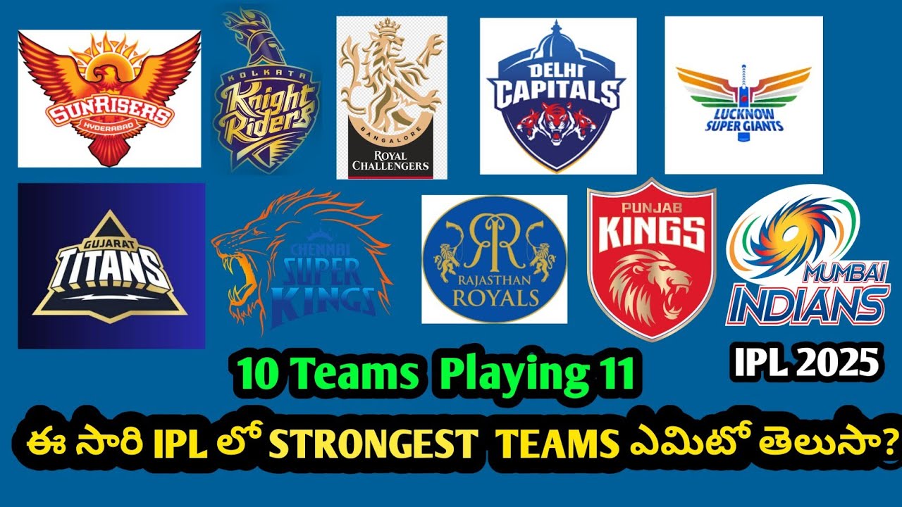 IPL 2025: Ranking All 10 Teams by Their Players | Who Tops the List ...