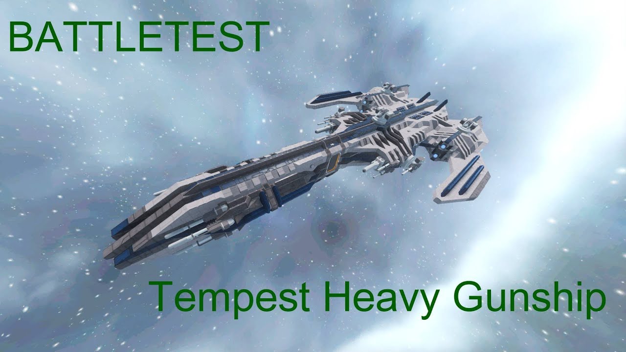 SPACE ENGINEERS Battletest - Tempest VS Galene and Naiad - YouTube