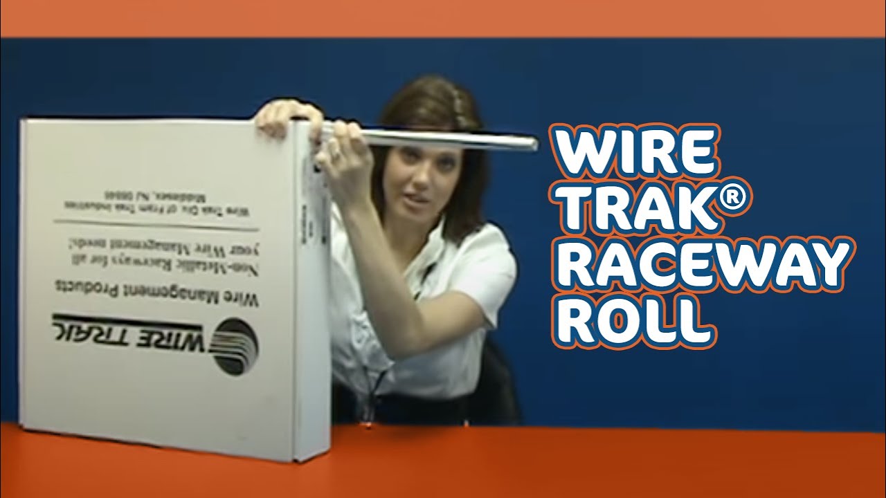 Wire Trak® Raceway Roll - YouTube