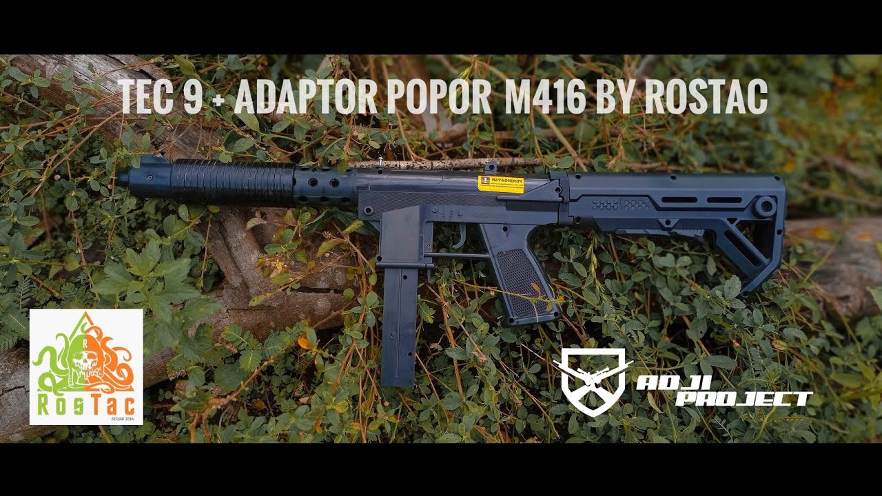Cara pasang popor M416 ke unit Tec 9 d'cobra - YouTube