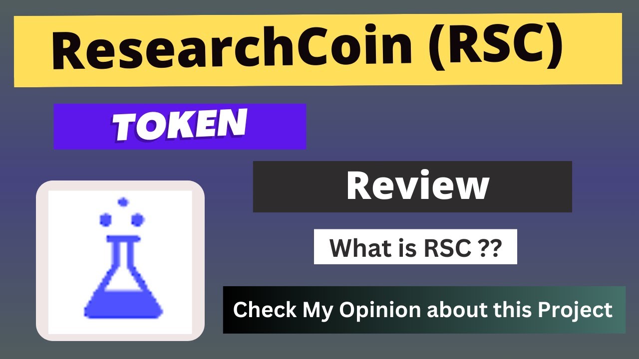 What is ResearchCoin (RSC) Coin | Review About RSC Token - YouTube