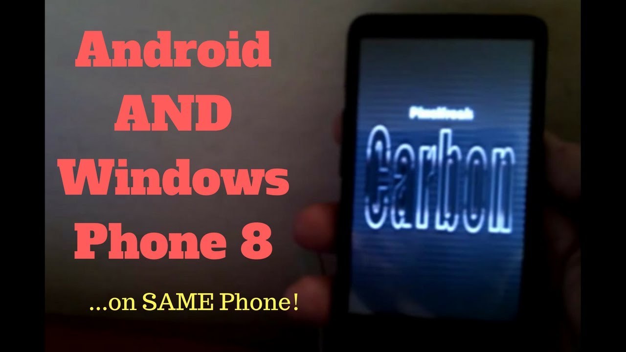 HTC HD2 Dual Boot - YouTube