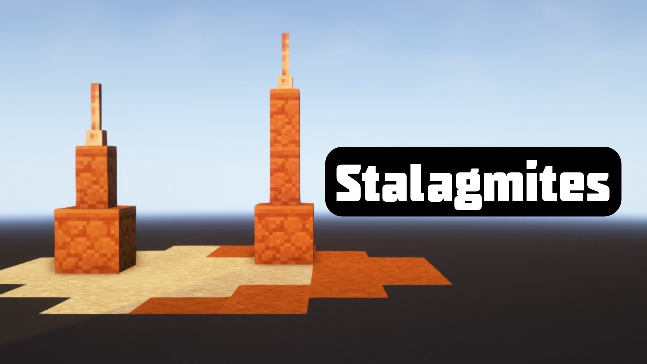 Stalagmites in minecraft #minecraft #shorts - YouTube