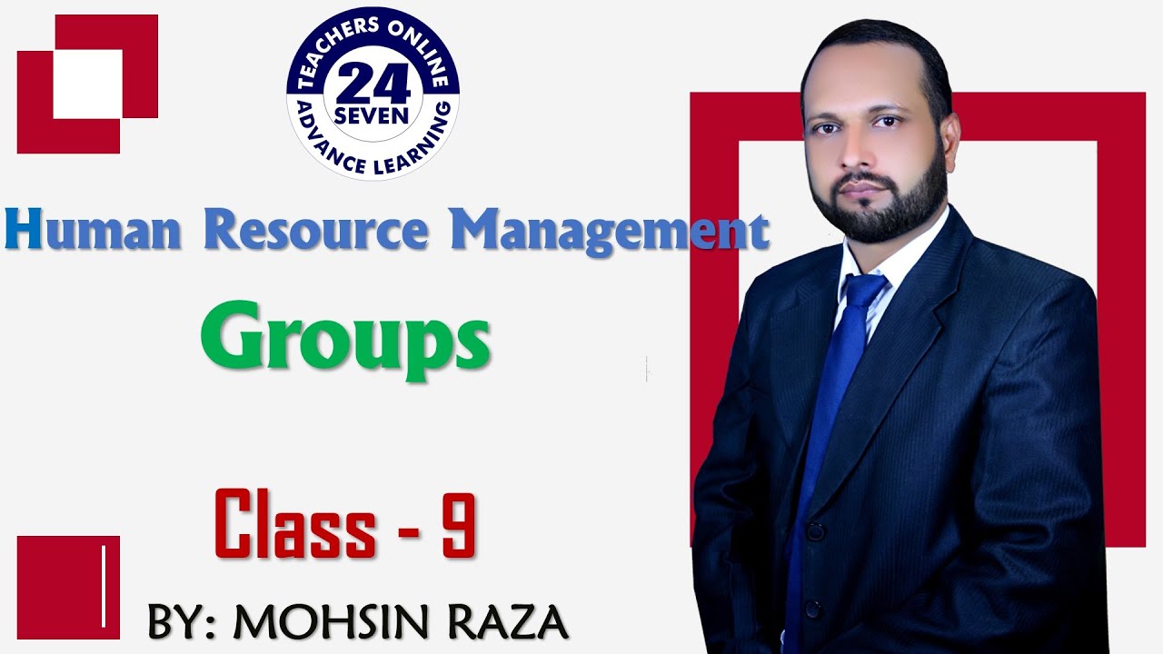 Mgt501 Short Lecture 09 Vu Short Lecture Groups In Urdu Hindi
