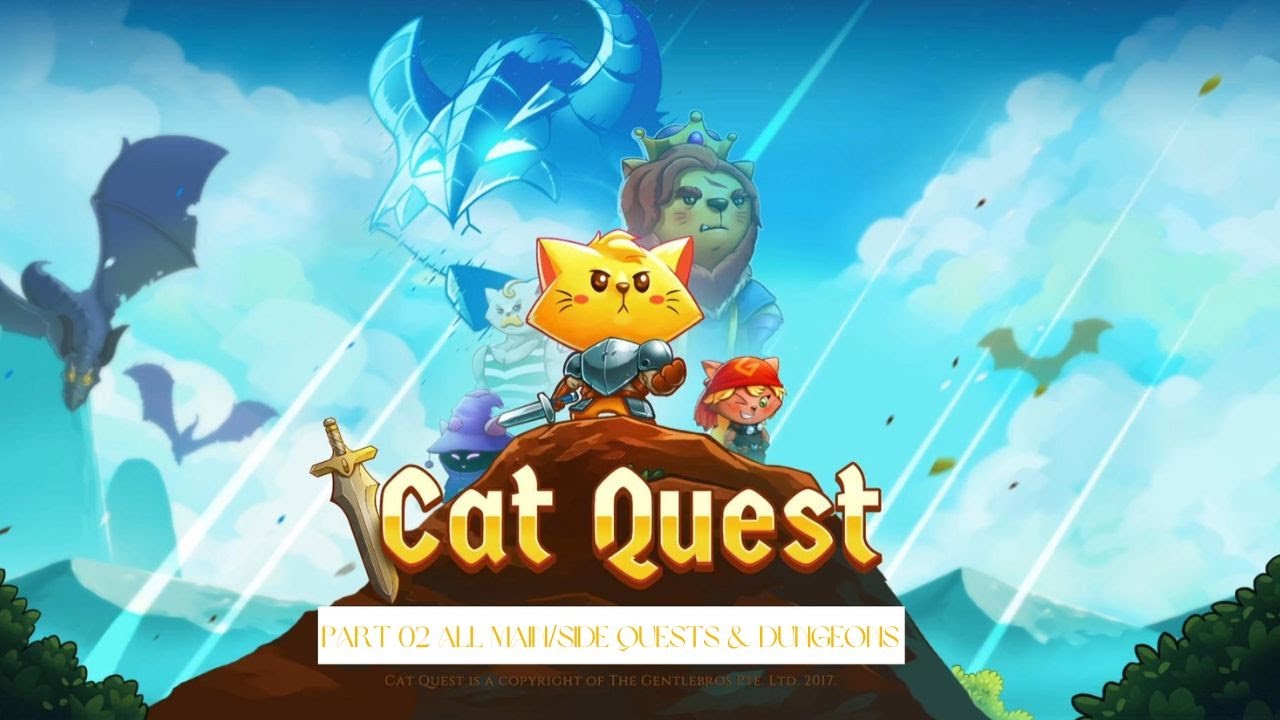 Cat Quest Part 02 All Main/Side Quests and Dungeons - YouTube