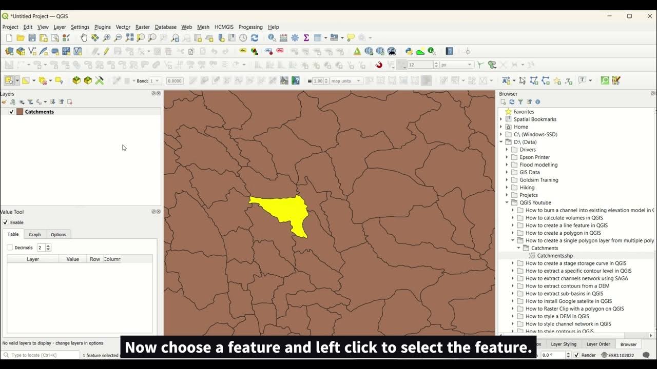 How to Select and Create a Single Feature from a Multi Feature Layer on ...