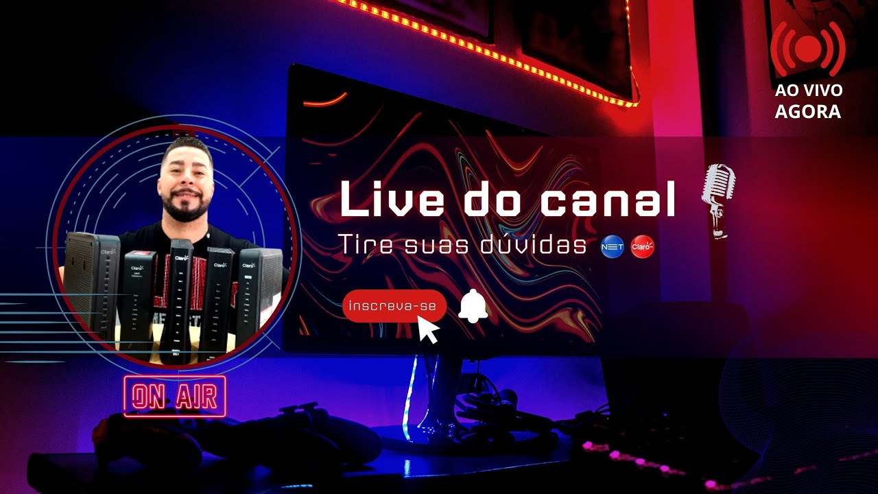 [ 🔴LIVE] sobre os equipamentos da CLARO|Tire suas dúvidas AGORA! - YouTube