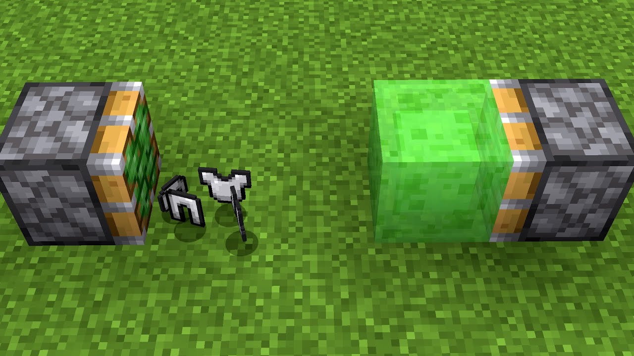 all iron armor + slime = ??? - YouTube