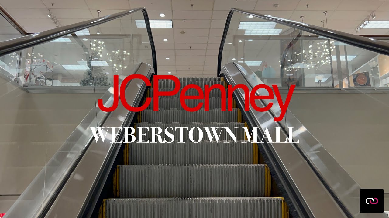 JCPenney Weberstown Mall Stockton CA, Double File Kone Escalators - YouTube