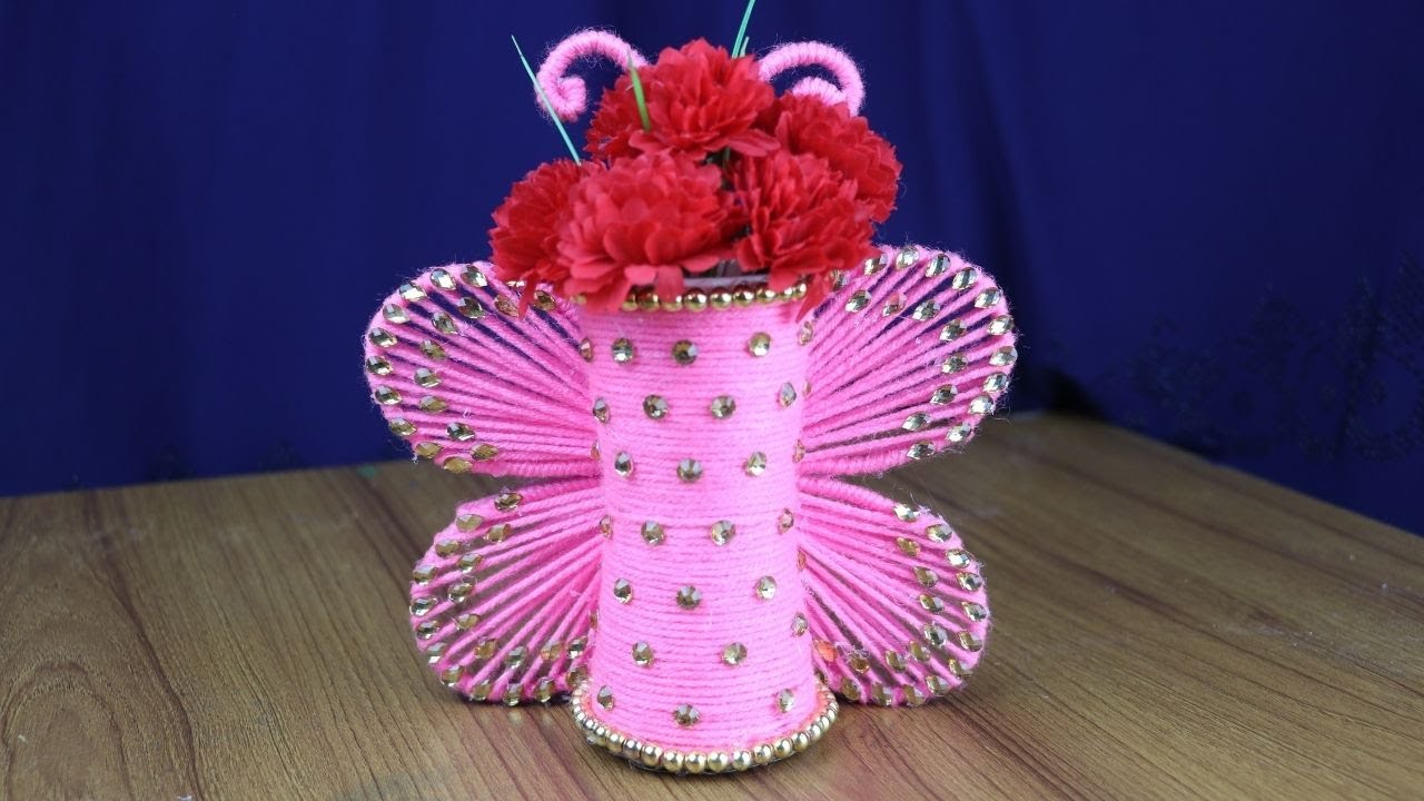 Amazing Flower Vase Making From Coffee Cup - Flower Vase Making Ideas ...