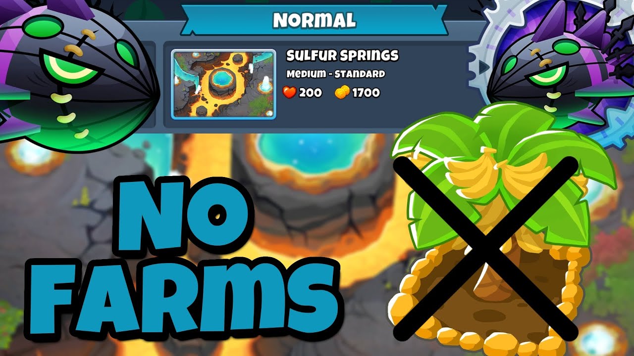 Lych Normal Tutorial || No Monkey Knowledge || Sulfur Springs BTD6 - YouTube