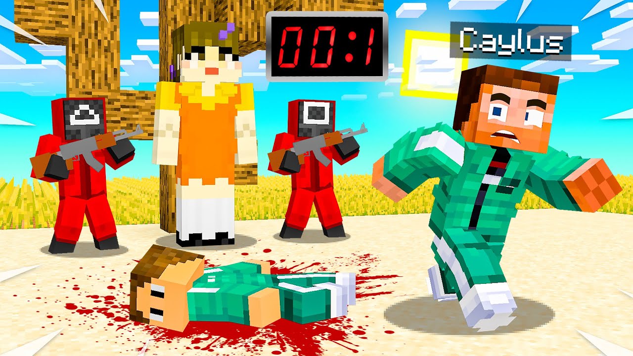 I Won SQUID GAME In Minecraft! (Mods) - YouTube