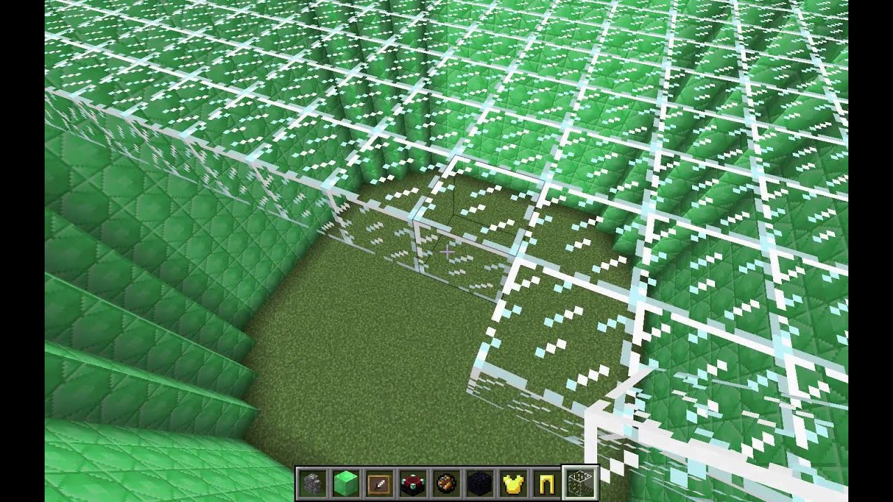 Minecraft: how to build an emerald castle part 2 - YouTube