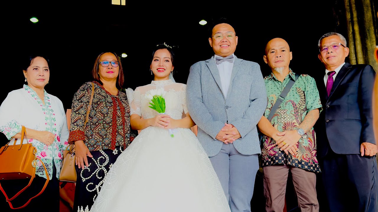 The wedding of RichRoy ️ Phelomina // kawen gereja antara bidayuh ...