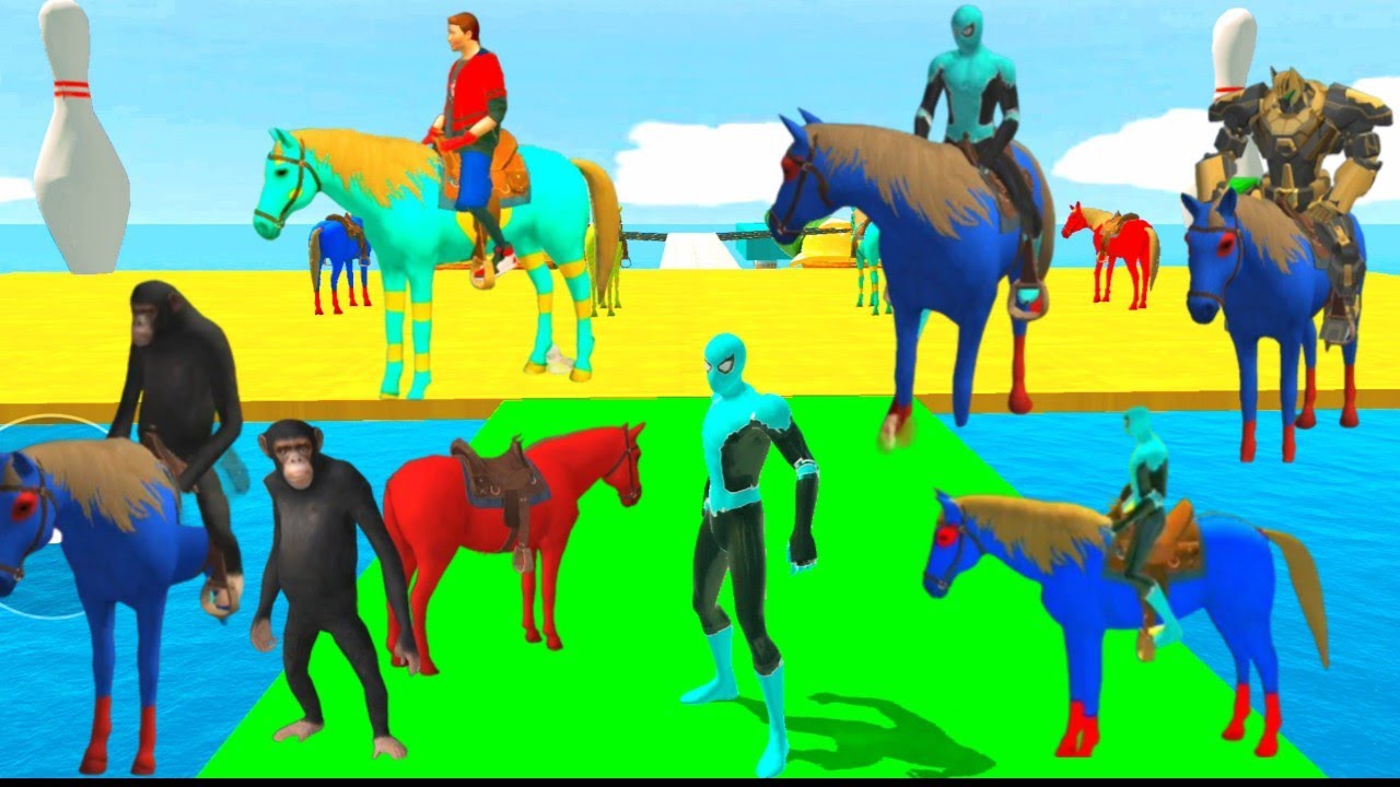 Animal simulator 3D gt horse animal spider man monkey animal android ...
