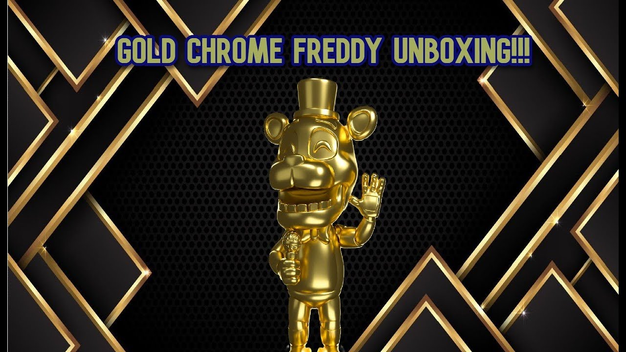 FNAF Gold Chrome Freddy Youtooz! | Rarest FNAF Youtooz - YouTube