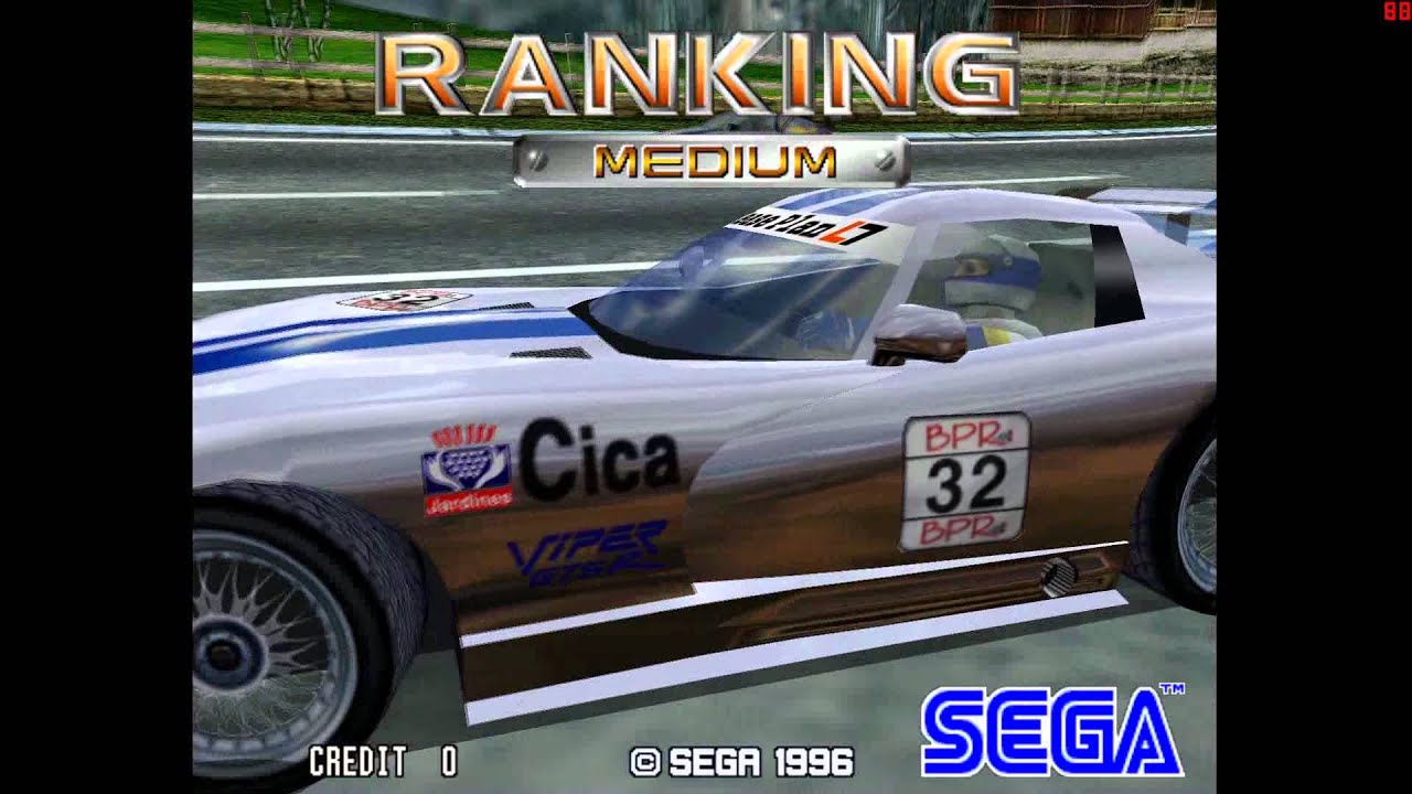 Scud Race running on Supermodel Sega Model 3 emulator - FRAPS recorded ...