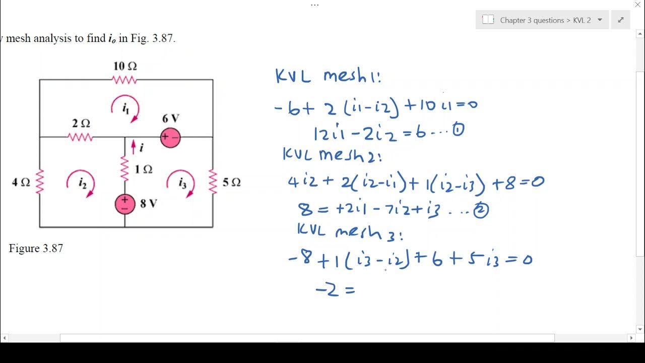 KVL example 2 - YouTube
