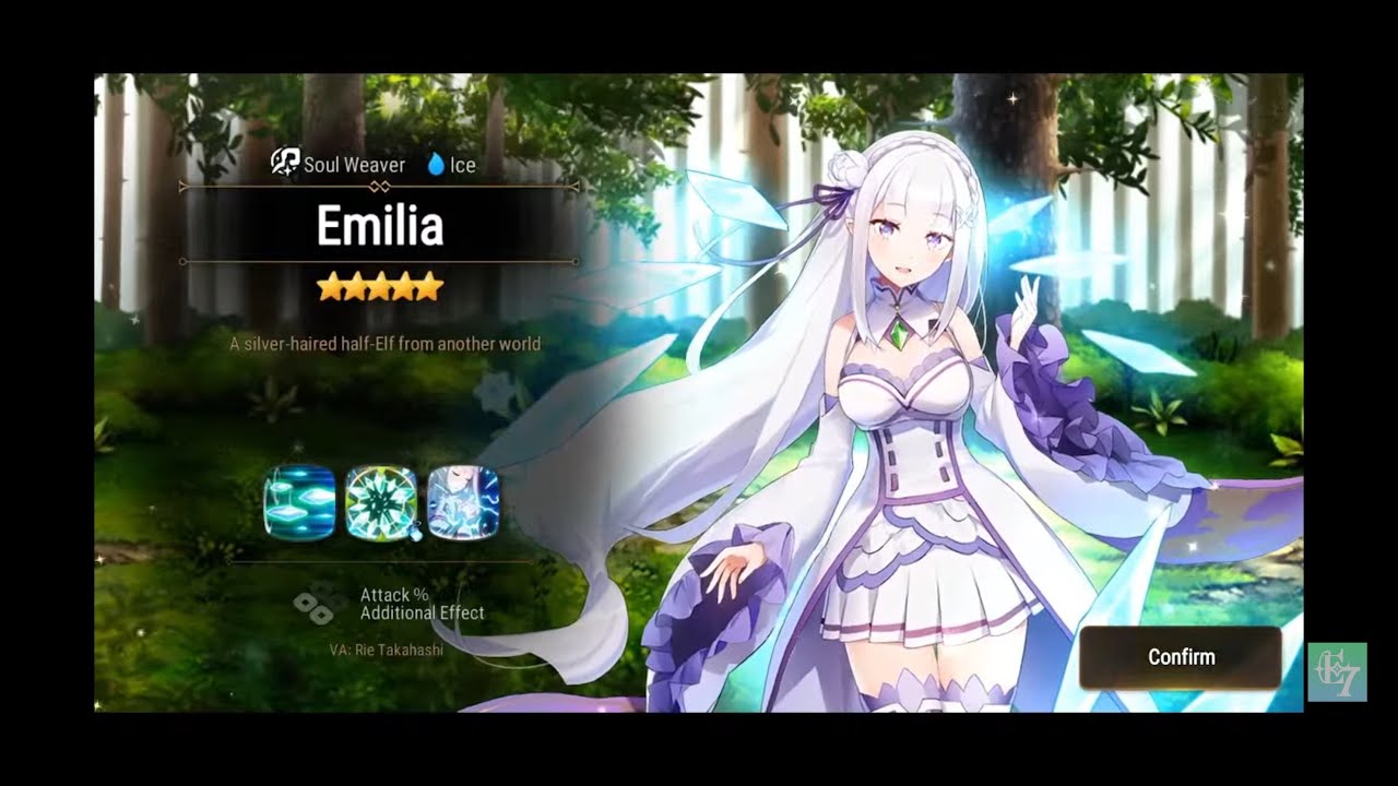 Epic Seven x Re:Zero Collab Pulls : Emilia! - YouTube
