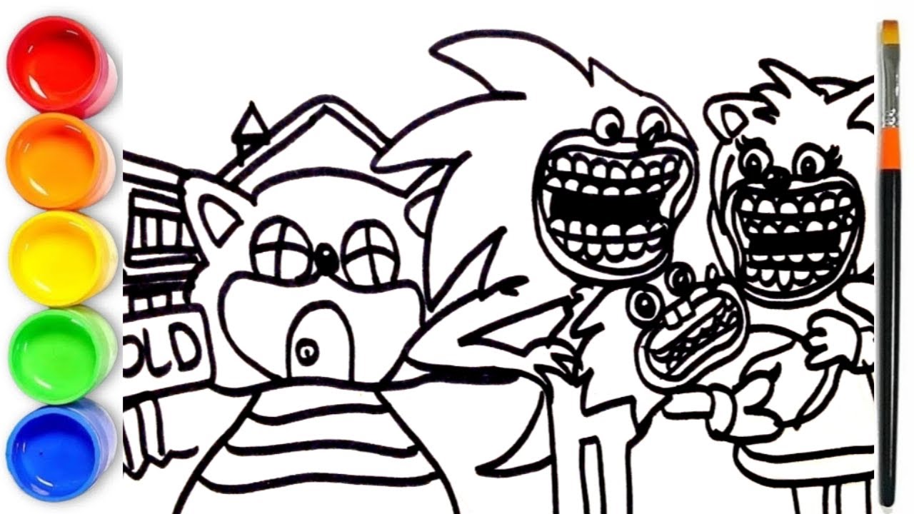 How to draw Shin Sonic Tapes | SHIN SONIC TAPES | The Sonic Tapes - YouTube