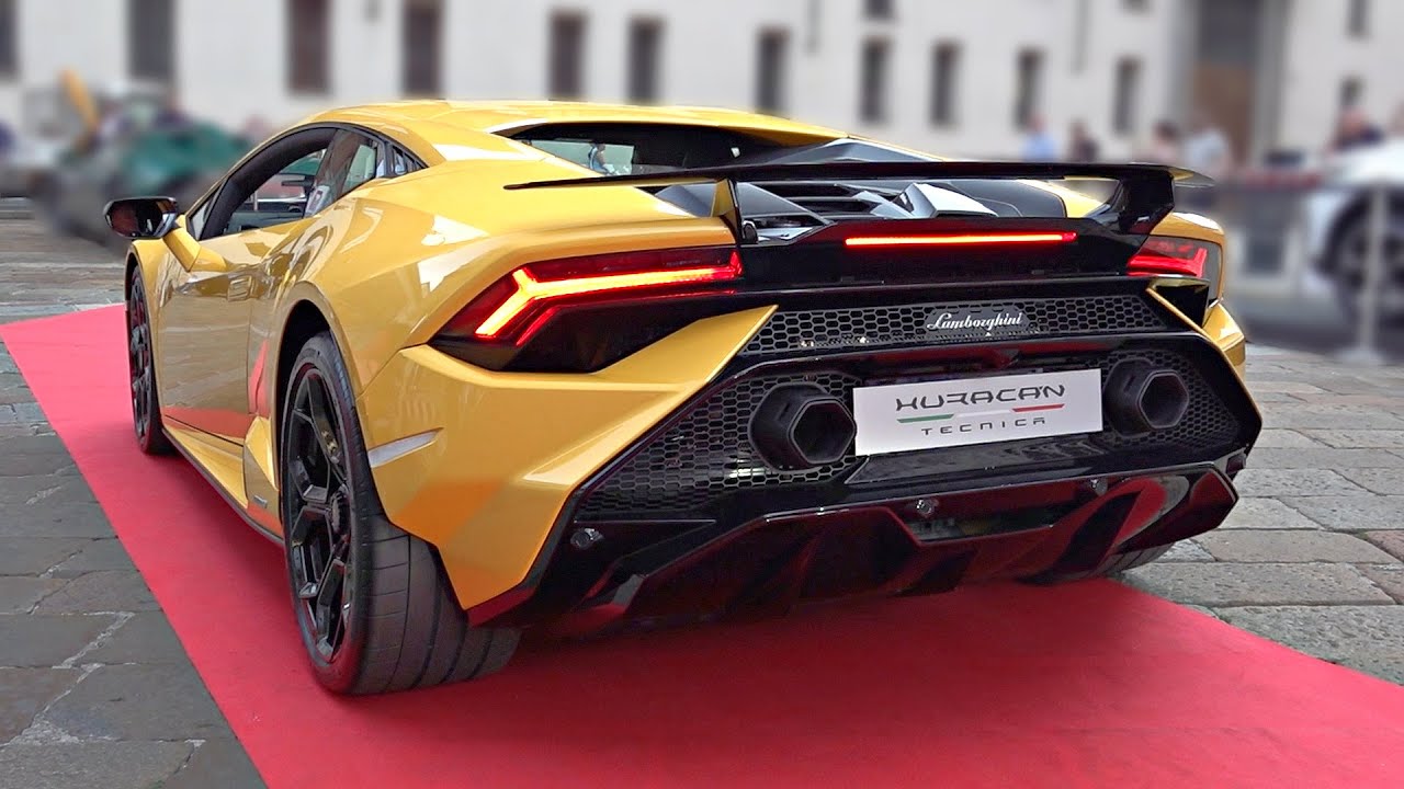 NEW Lamborghini Huracan Tecnica with Factory Sport Exhaust Sounds ...