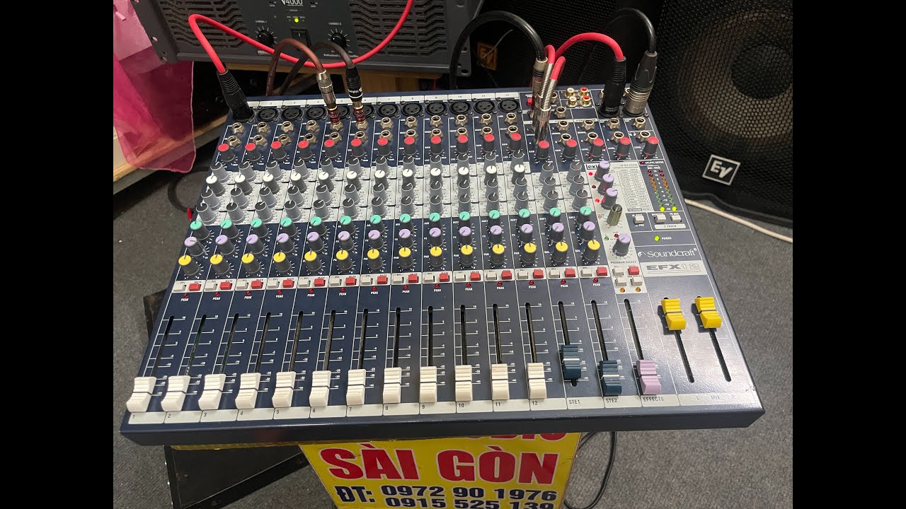 Hướng Dẫn Chi Tiết Test Bàn Mixer SoundCrraft EFX12 Tại Sang Audio ...