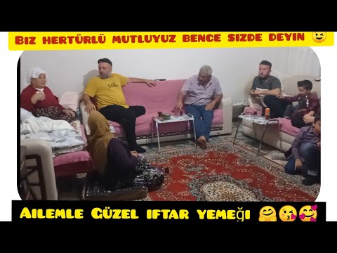 #AİLE 🤗VLOG👍BAZİLARİNA DOKUNDU GALİBA BİZİM BU ŞEKİL BİRLİK BERABERLİMİZ 🥗 SALATA SOFRA LAF OLDU😄😄😄😄
