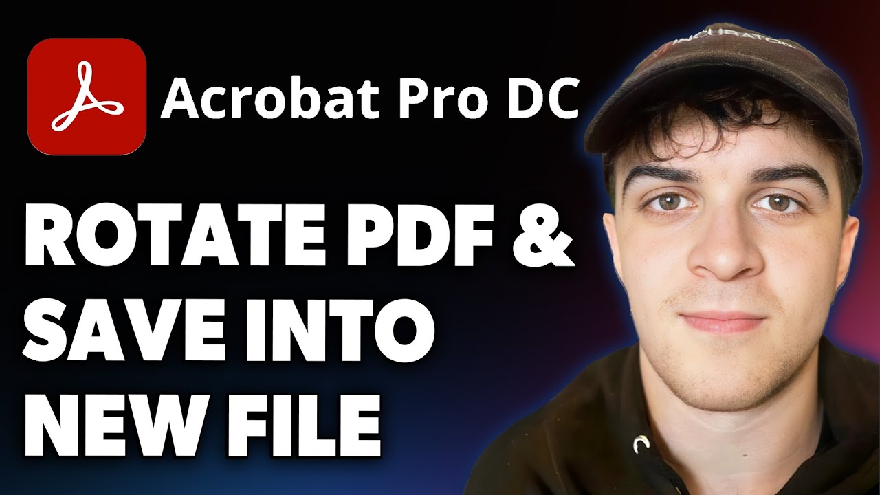 How to Rotate PDF in Adobe Acrobat Reader and Save Into a New File ...