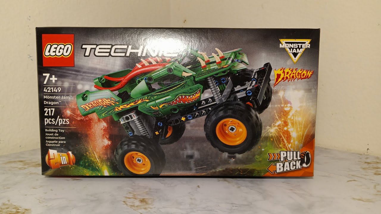 Lego Technic monster jam dragon (42149) 2023 - YouTube