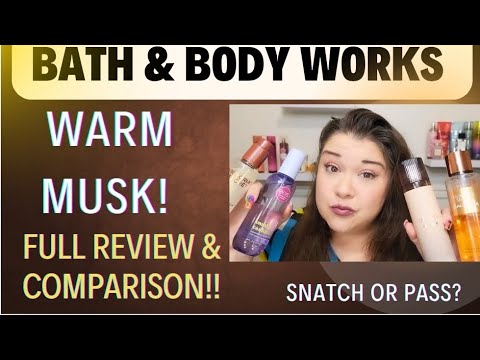 Bath & Body Works NEW Warm Musk REVIEW 🖤 | Honest Comparison — Need It ...