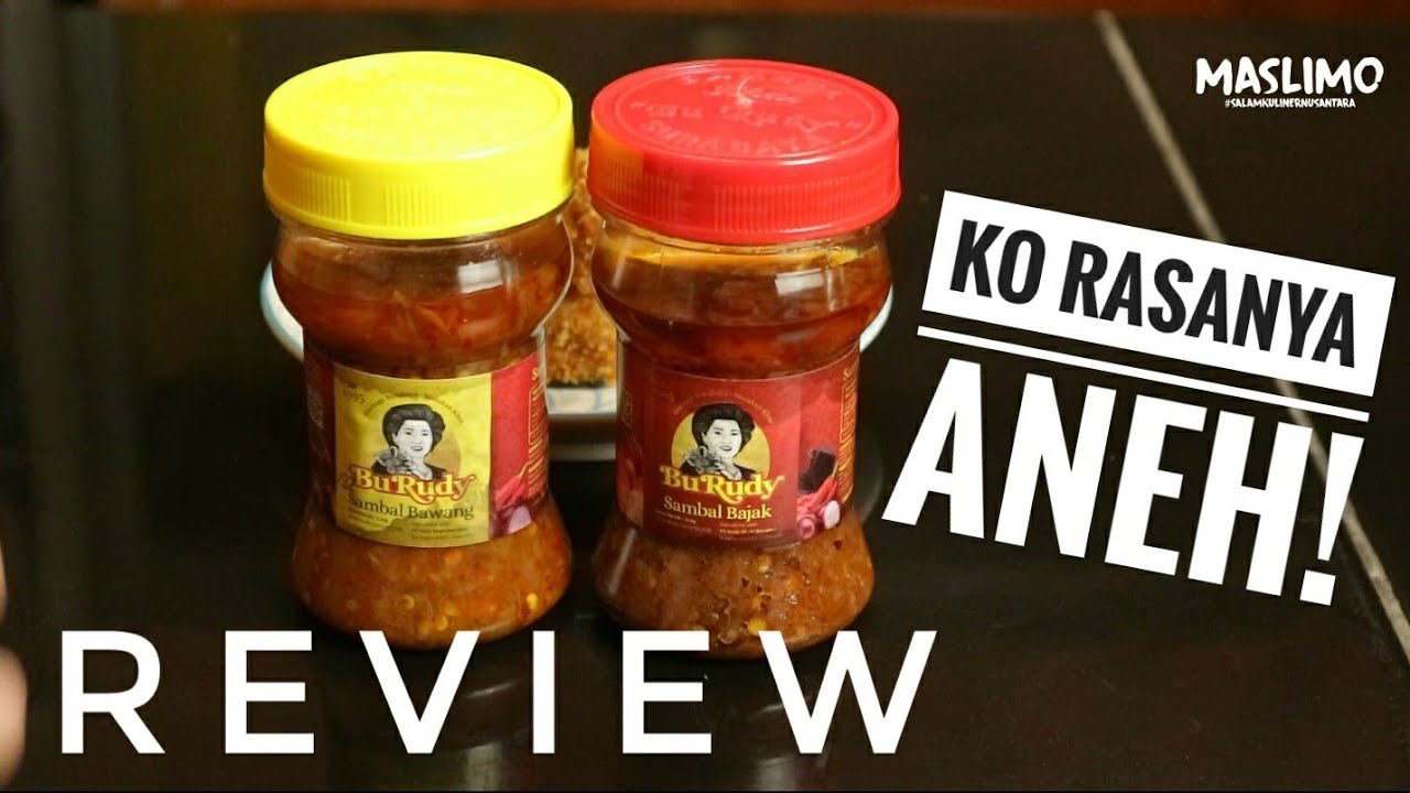 REVIEW Sambal Bu Rudi Khas Surabaya Rasanya ko agak Aneh ya! - YouTube