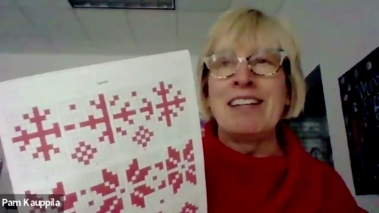 Ten Sisters Easy Piecing Grid SNOW DAY - YouTube